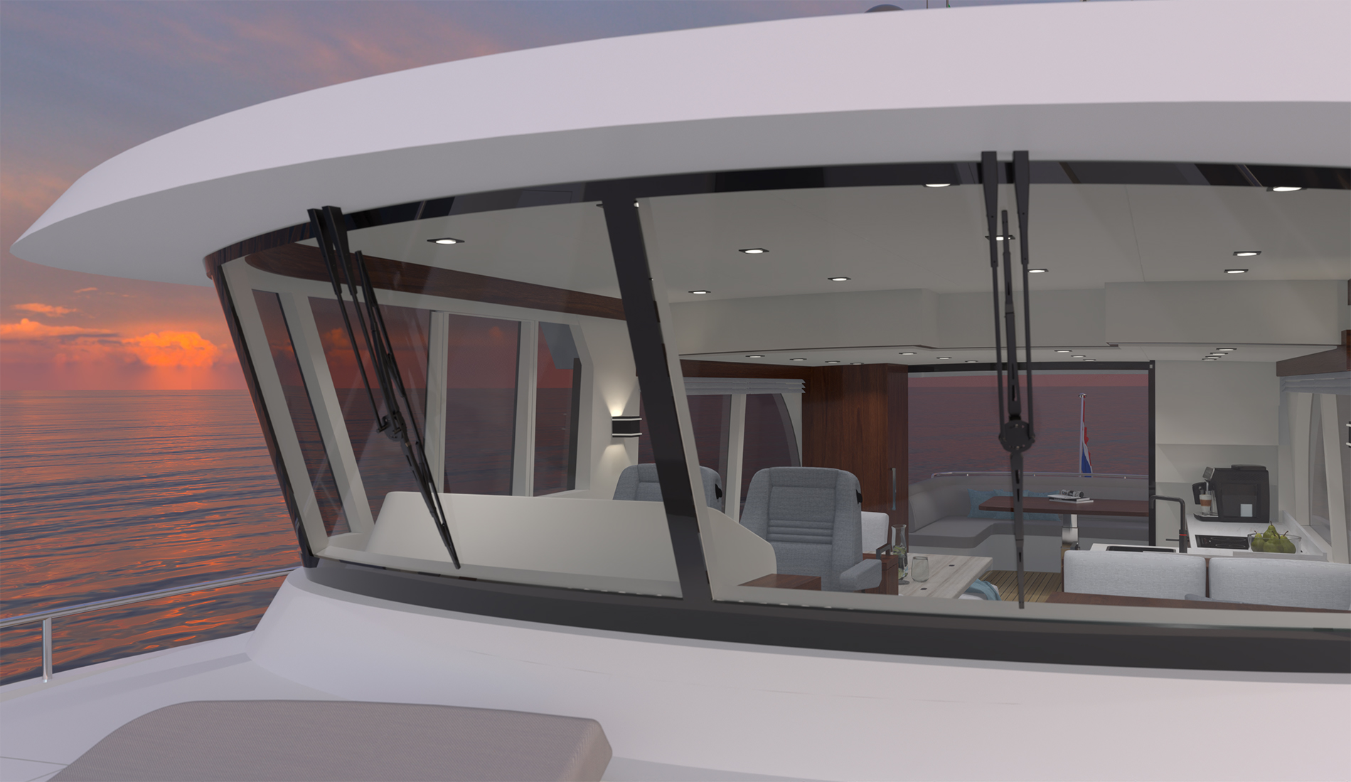 Boarncruiser 58 Ocean - Flybridge | Boarnstream Yachting